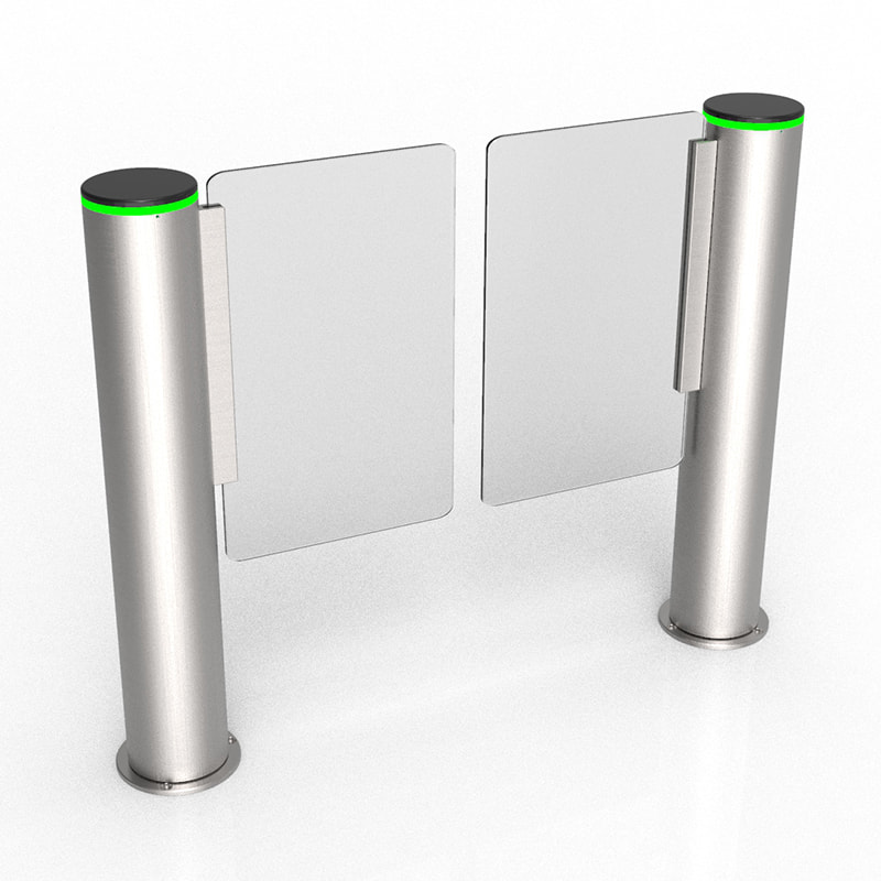 SWING GATE ME 310B Plexi - MAIRS Europe - Security Gates